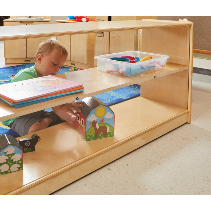 Jonti-Craft® 2 Compartment Manufactured Wood Shelving Unit | Wayfair