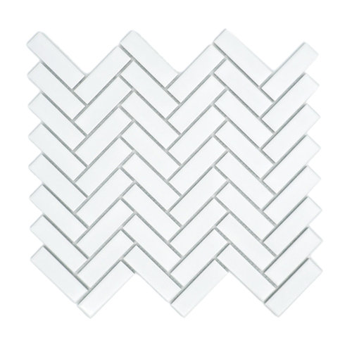 Emser Tile Impact™ 1" x 3" Porcelain Chevron Mosaic Tile & Reviews ...