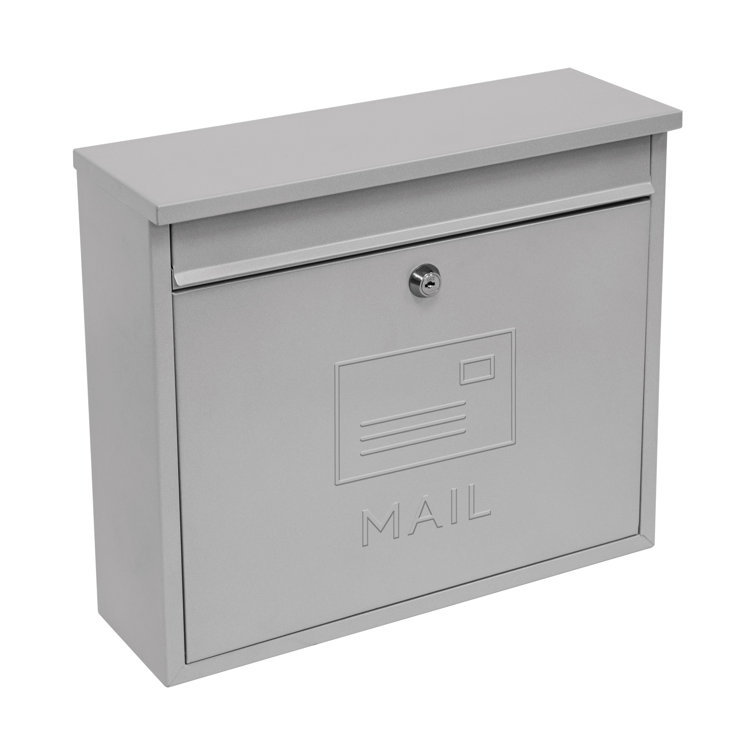 GardenKraft Steel Wall Mounted Letter Box | Wayfair.co.uk