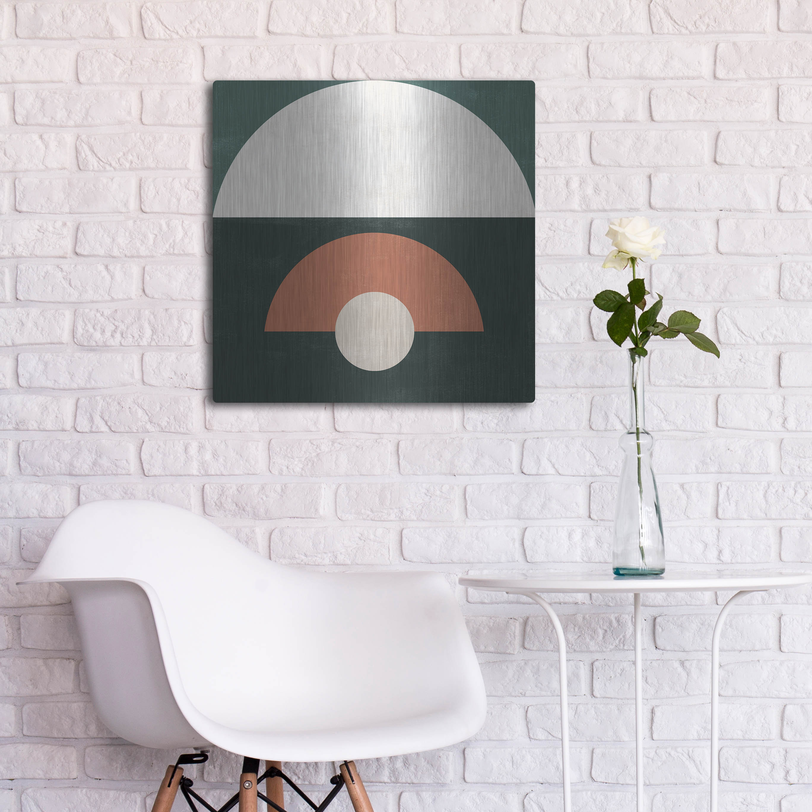 Ivy Bronx 'Scandi Shapes 2' by Emma Caroline Metal Wall Art | Wayfair