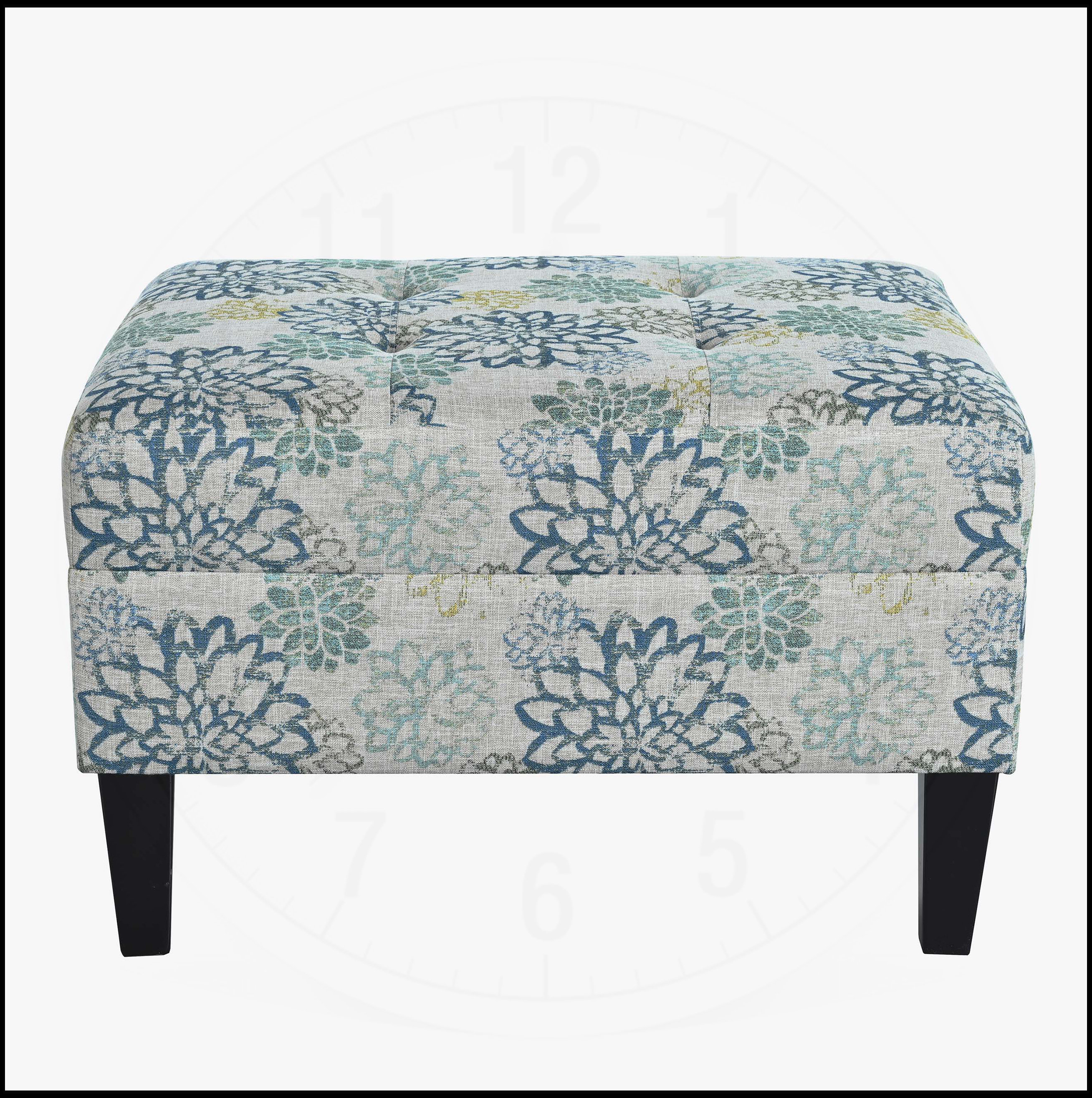 Red Barrel Studio® Classic Comfortable Ottoman with Birch Wood Legs and ...
