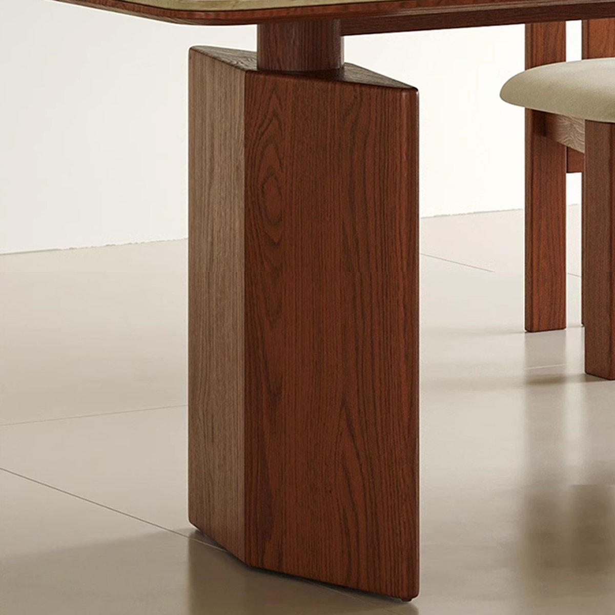 Sleek Surface Designs Cave stone slab rectangular dining table | Wayfair