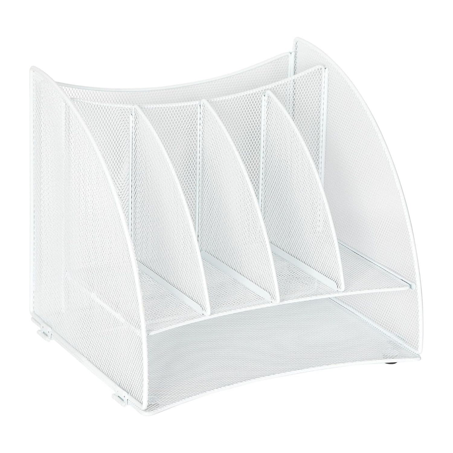 Ivy Bronx Mesh Desk Tidy Organiser: A4 Magazine & Document File Holder ...