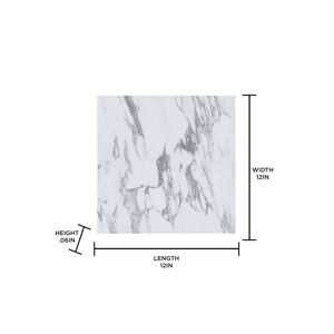 FloorPops 12" x 12" x 1.52mm Vinyl Tile & Reviews | Wayfair