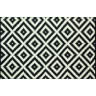 17 Stories Geometric Black & White Cotton Rug - 120 X 170 | Wayfair.co.uk