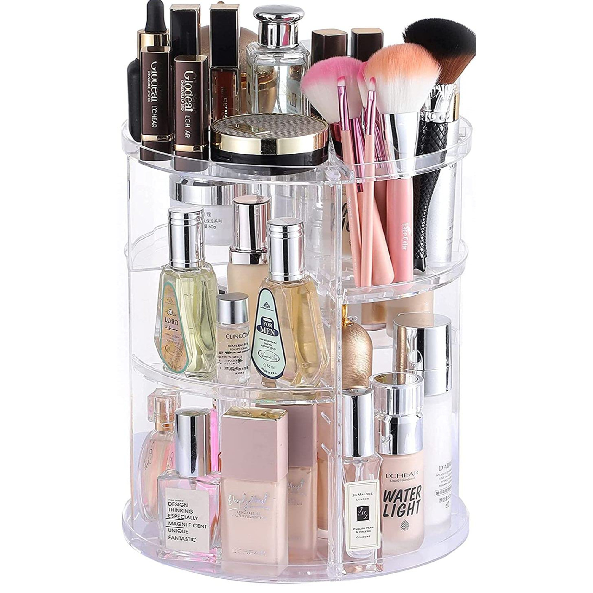 Rebrilliant 360 Degree Rotating Makeup Organizer Countertop For Vanit ...