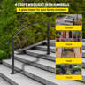 VEVOR Handrails for Outdoor Steps Adjustable Wrought Iron Handrails ...