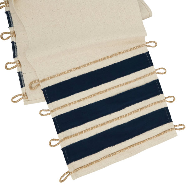 Saro Coastal Retreat Rope Applique Table Runner & Reviews | Wayfair