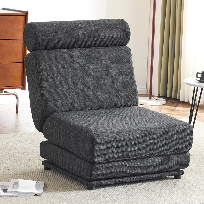 Winston Porter Single Sofa Chair Foldable Single Sofa Bed With Pillow ...