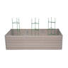 Arlmont & Co. Kymari Galvanized Steel Raised Garden Bed, Multiple Sizes ...