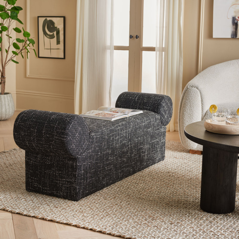 AllModern Velma Polyester Upholstered Bench | Wayfair