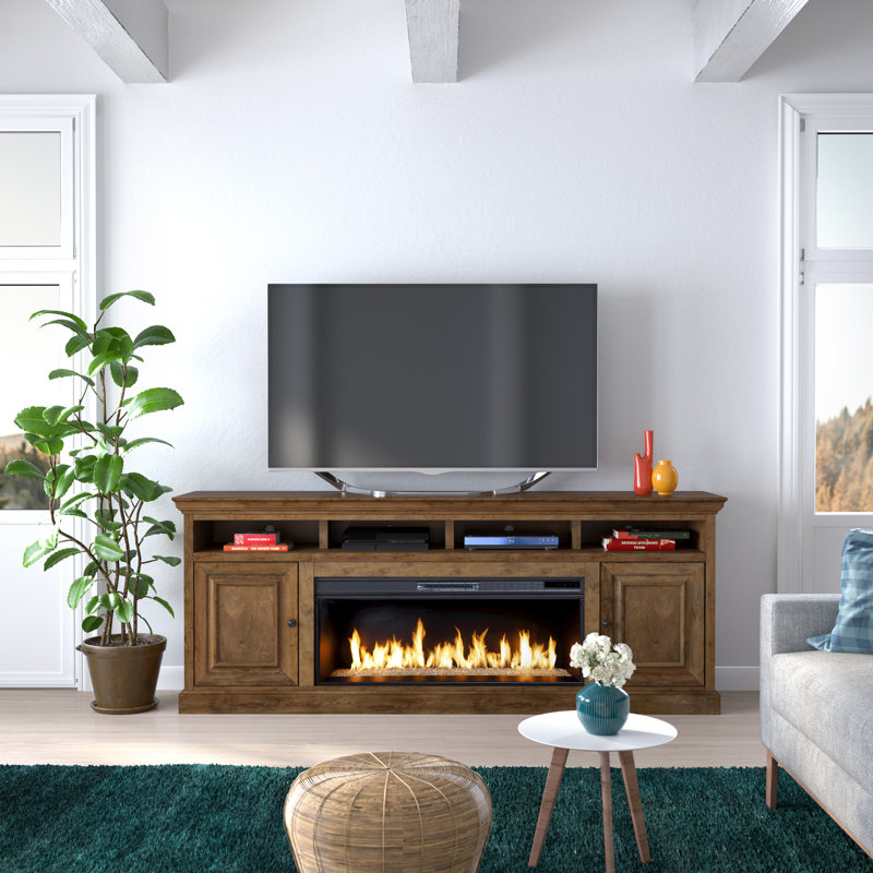 Lark Manor™ Colomiers 87 inch Fireplace TV Stand Console for TVs up to ...