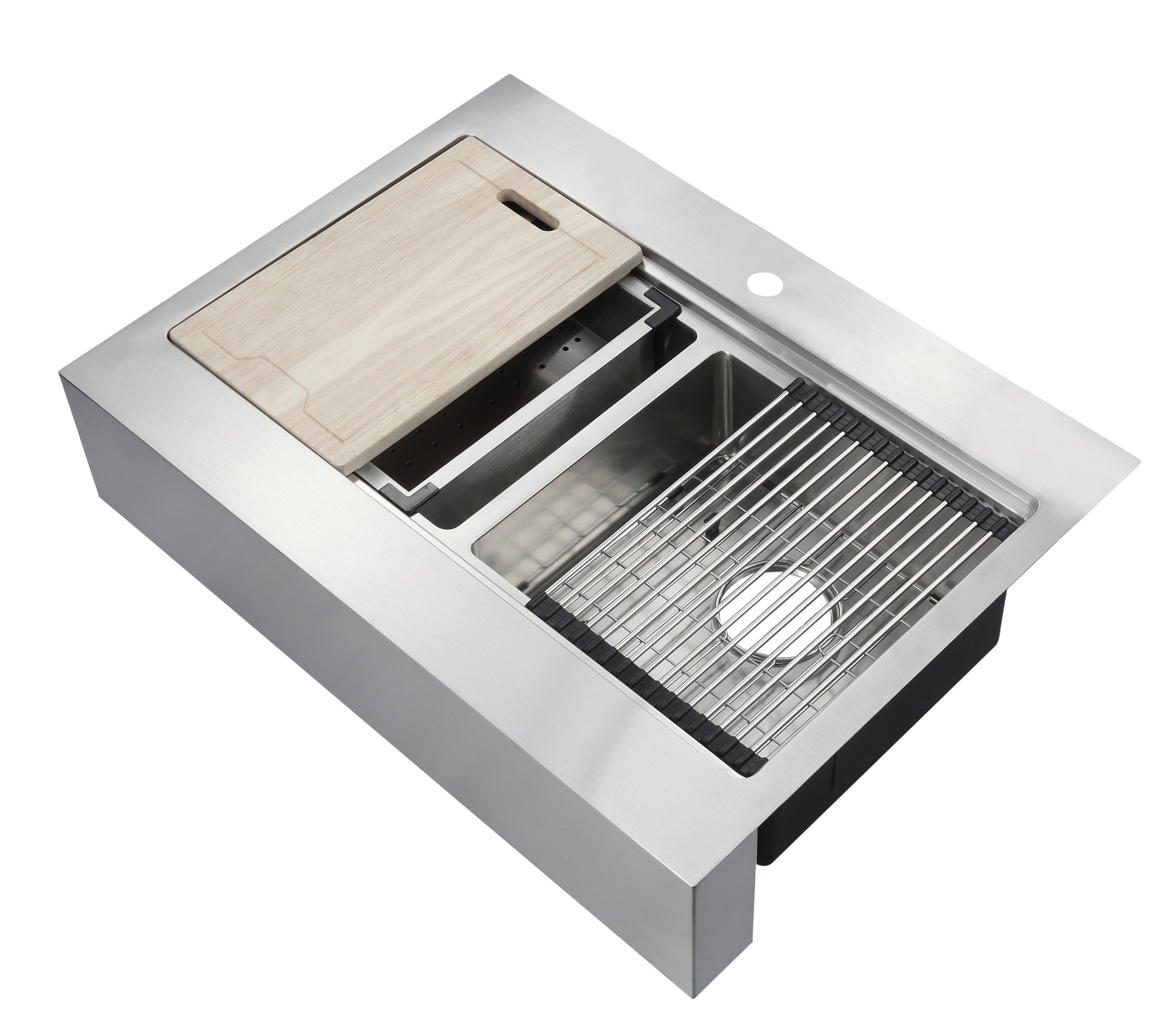 CMI Blanchard Retrofit Workstation Dual Mount 1-Hole Flat Front 50/50 ...