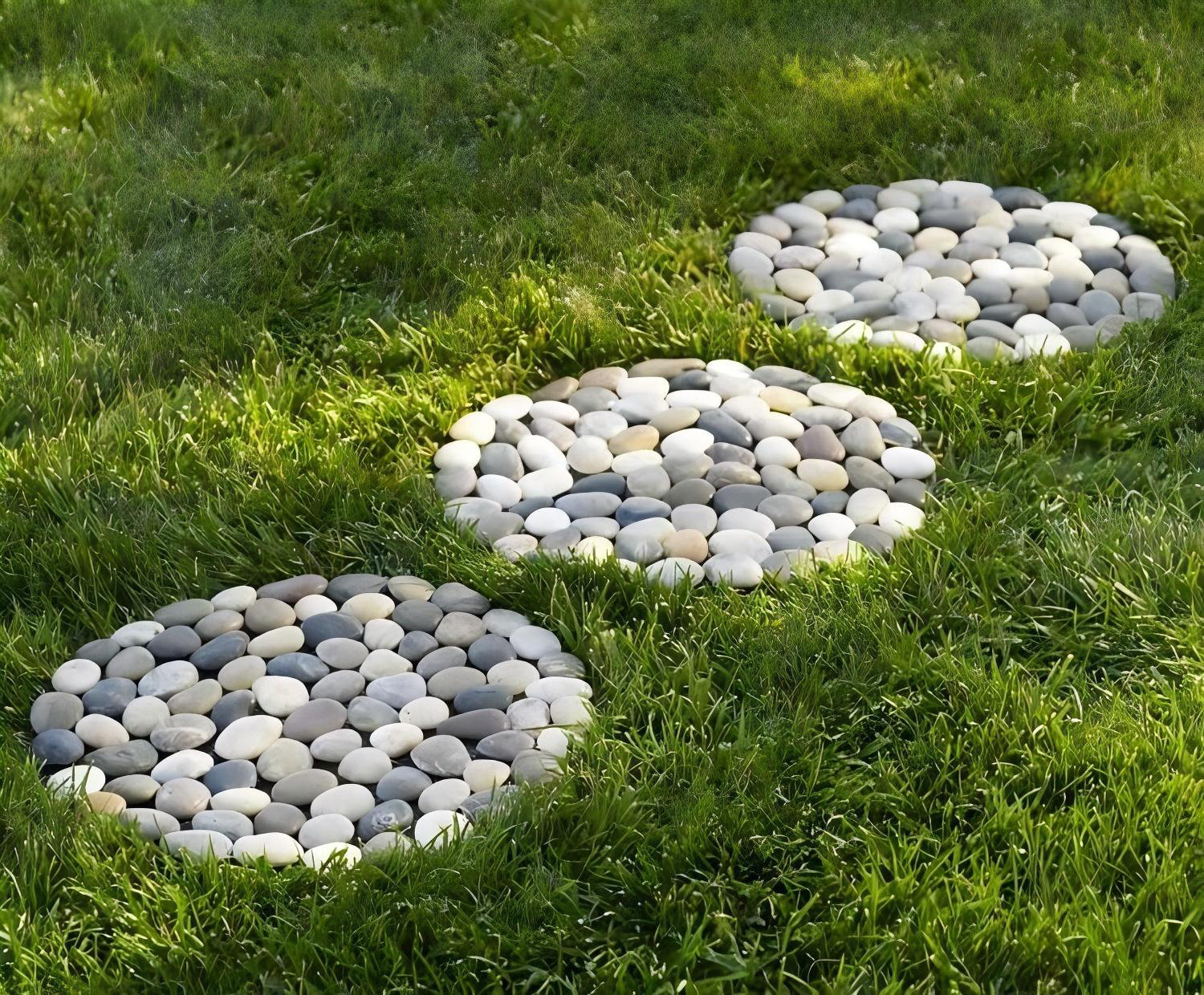Ophelia & Co. Natural Pebble Stepping Stones For Garden , Outdoor ...