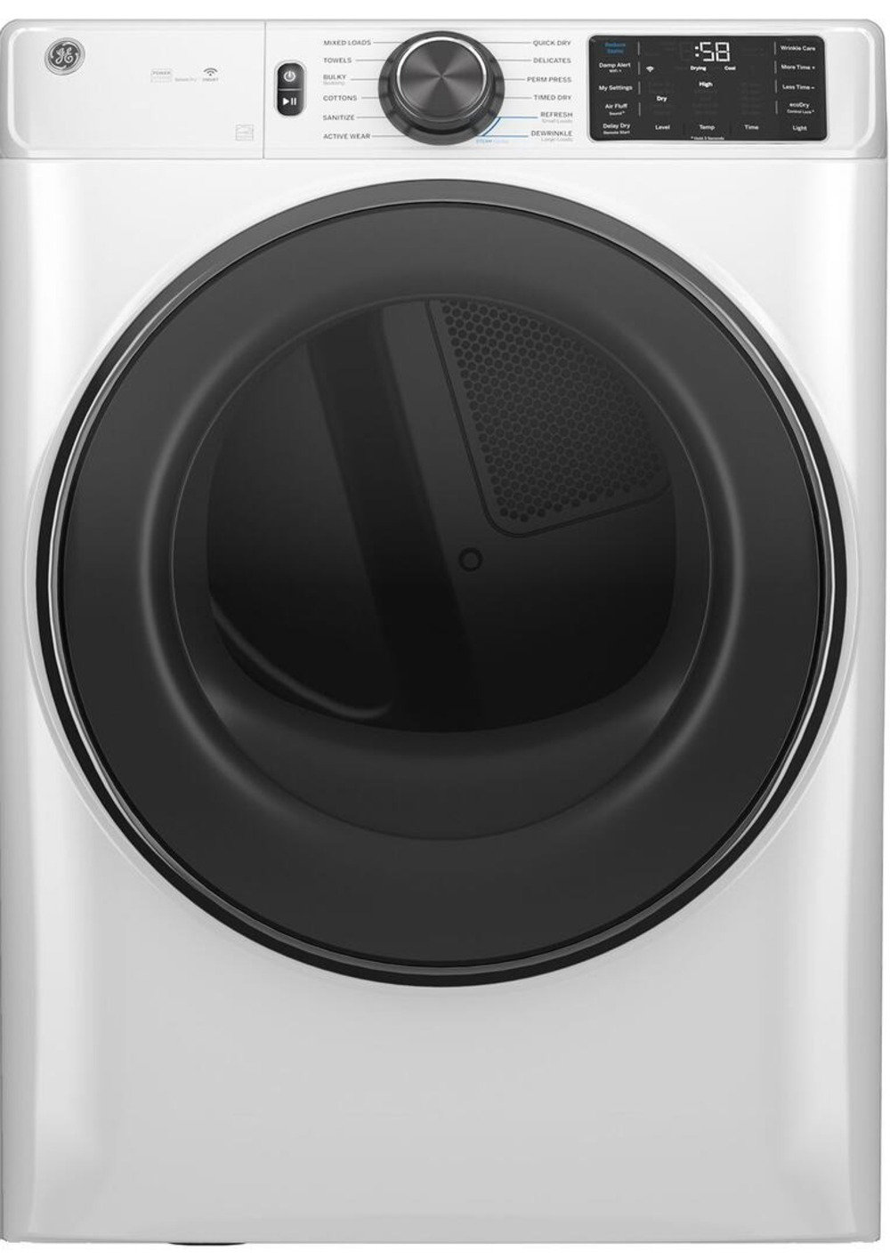 GE Appliances GE® 7.8 Cu. Ft. Capacity Smart Front Load Electric Dryer ...