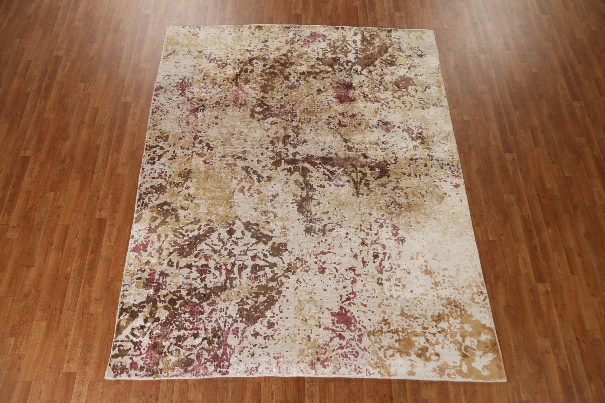 Rugsource 100% Silk Abstract Oriental Area Rug Hand-Knotted 8X9 ...