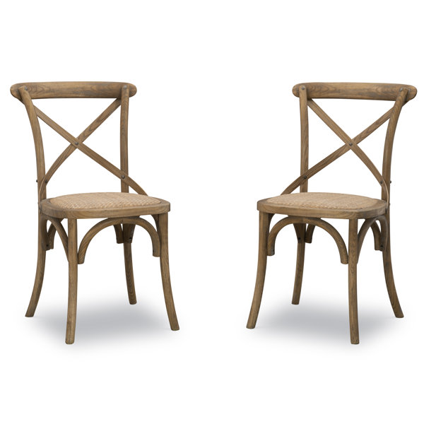 Cross Back Wood Kitchen & Dining Chairs You'll Love | Wayfair