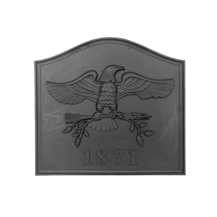 Loon Peak® Gloriane Cast Iron Fire Back | Wayfair