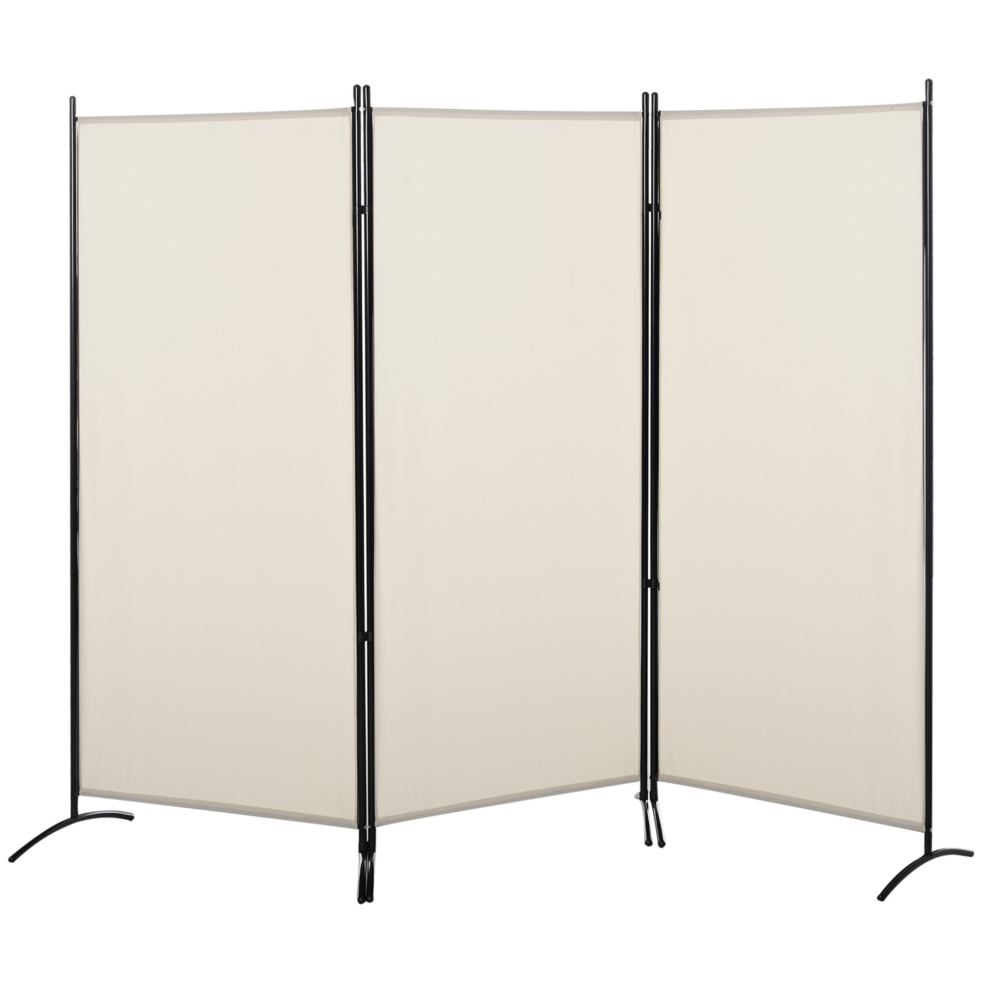 Ebern Designs 6' 3 Panel Room Divider, Indoor Privacy Screen For Home ...