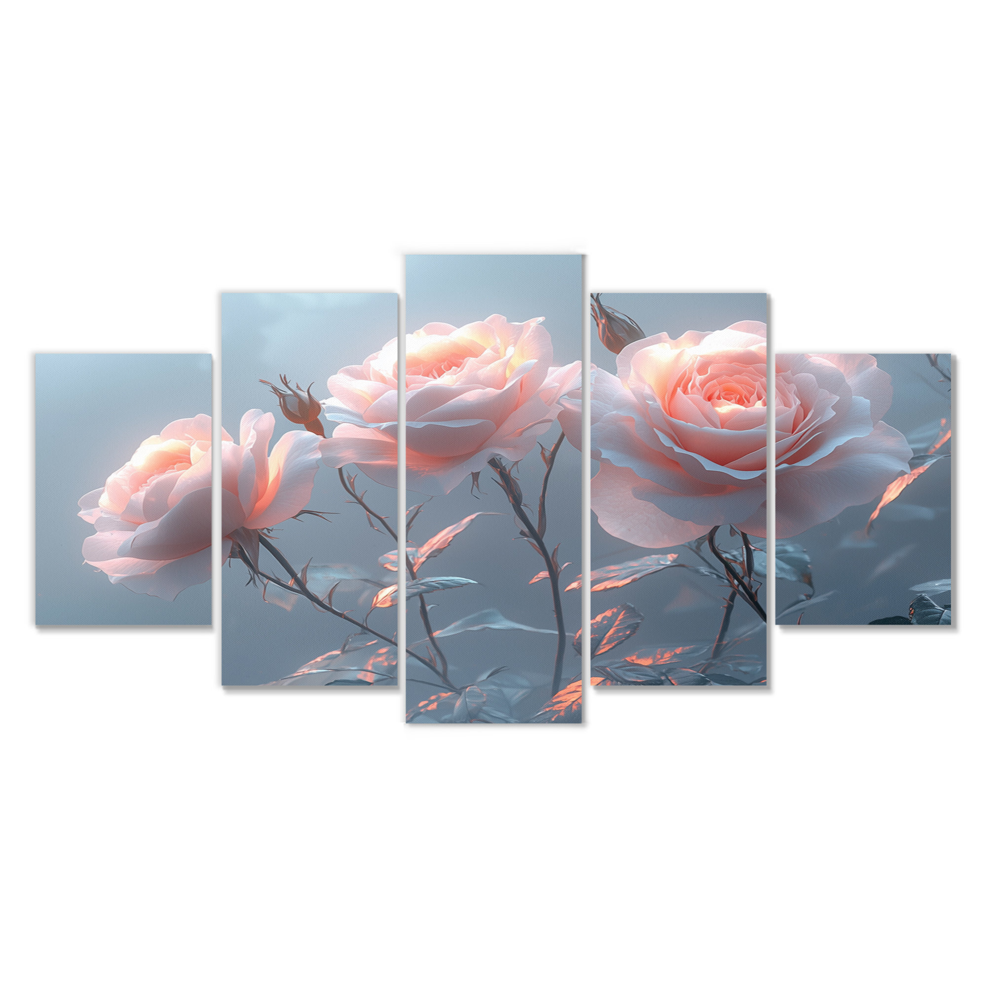 Winston Porter Blakemore - Roses Wall Art - Modern Wall Wall Art Decor ...