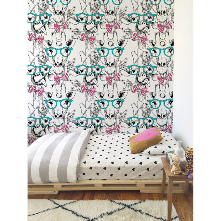 Happy Larry Wilsey No Pattern and Not Solid Colour Wallpaper | Wayfair ...