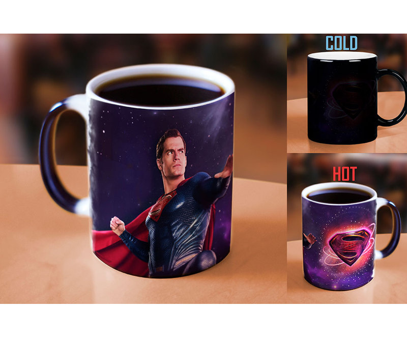 Morphing Mugs Justice League Superman Logo Morphing Mugs Heat-Changing ...