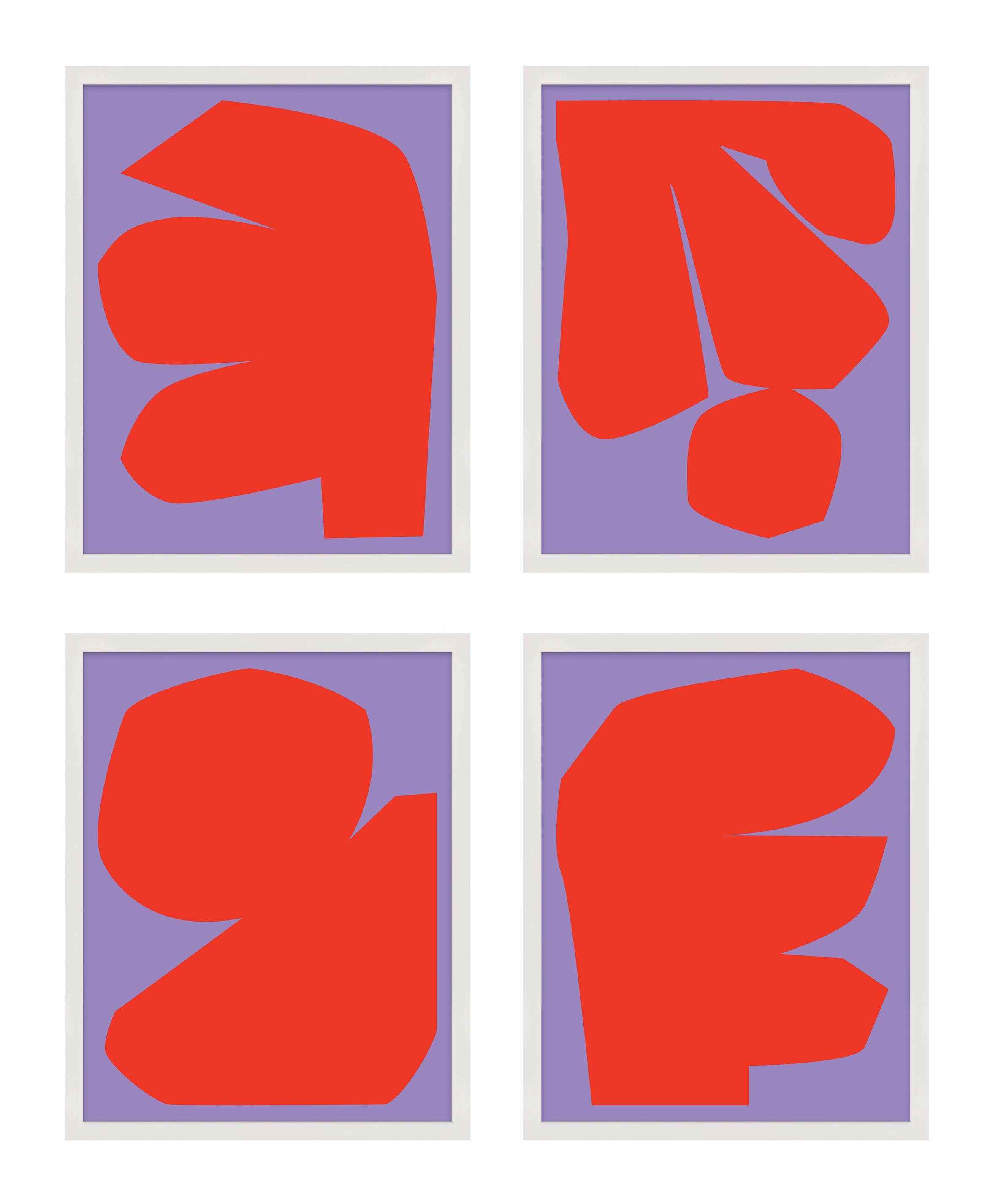 AllModern Module Minimalism. Set of 4 by Michael Kempen - Framed Wall ...