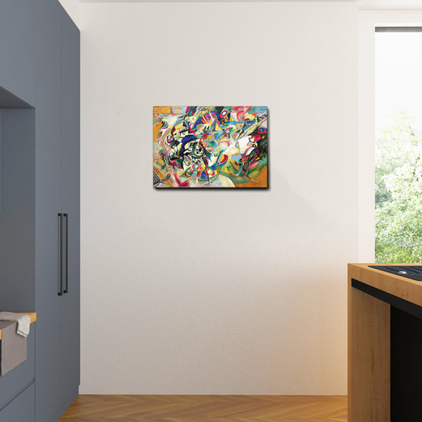Metro Lane Composizione N.7 by Wassily Kandinsky - Rectangle Painting ...