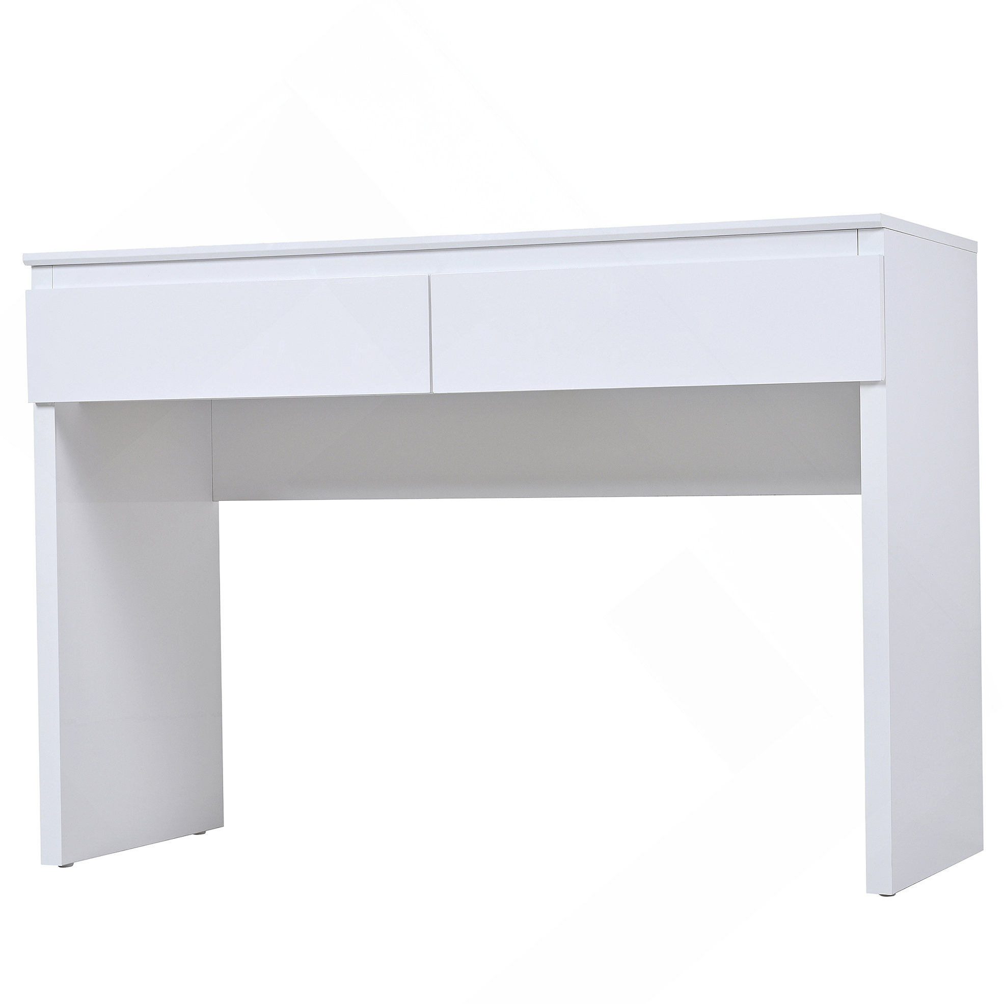 Ebern Designs Modern minimalist two drawer dressing table and storage ...