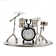 Wm Widdop Analogue Metal Quartz Movement / Crystal Tabletop Clock in ...