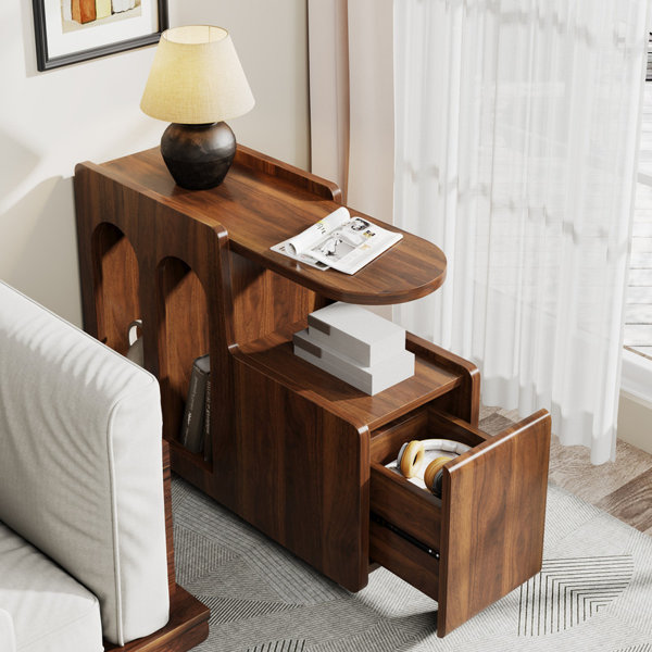 Ebern Designs Aadrith Wheel End Table | Wayfair