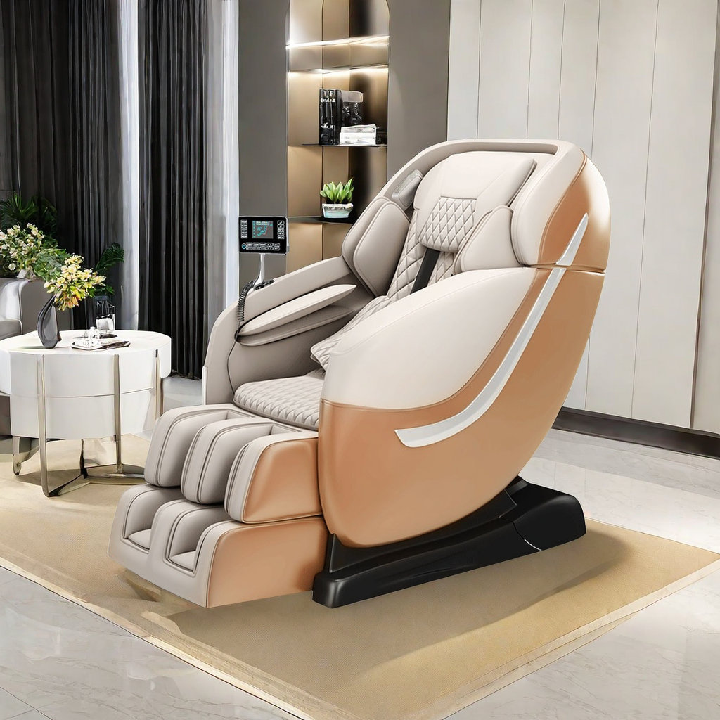 Inbox Zero Smart 3D Massage Chair with Zero Gravity, Moxibustion, and ...