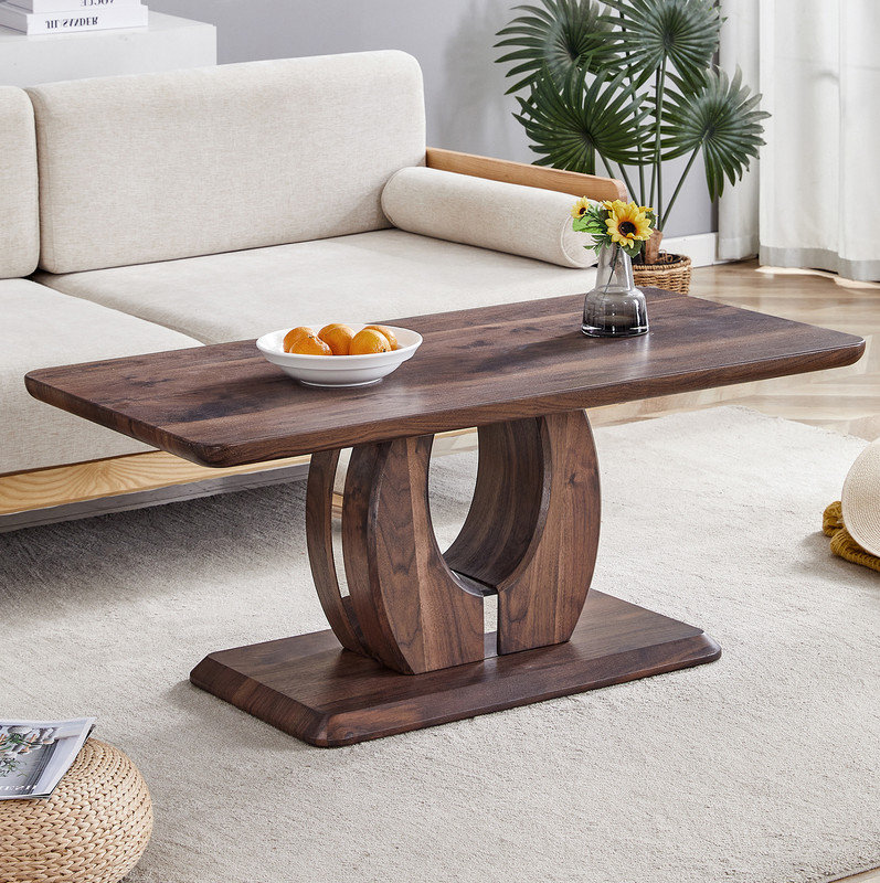 George Oliver Modern Minimalist Walnut Dark Brown Texture Sticker ...