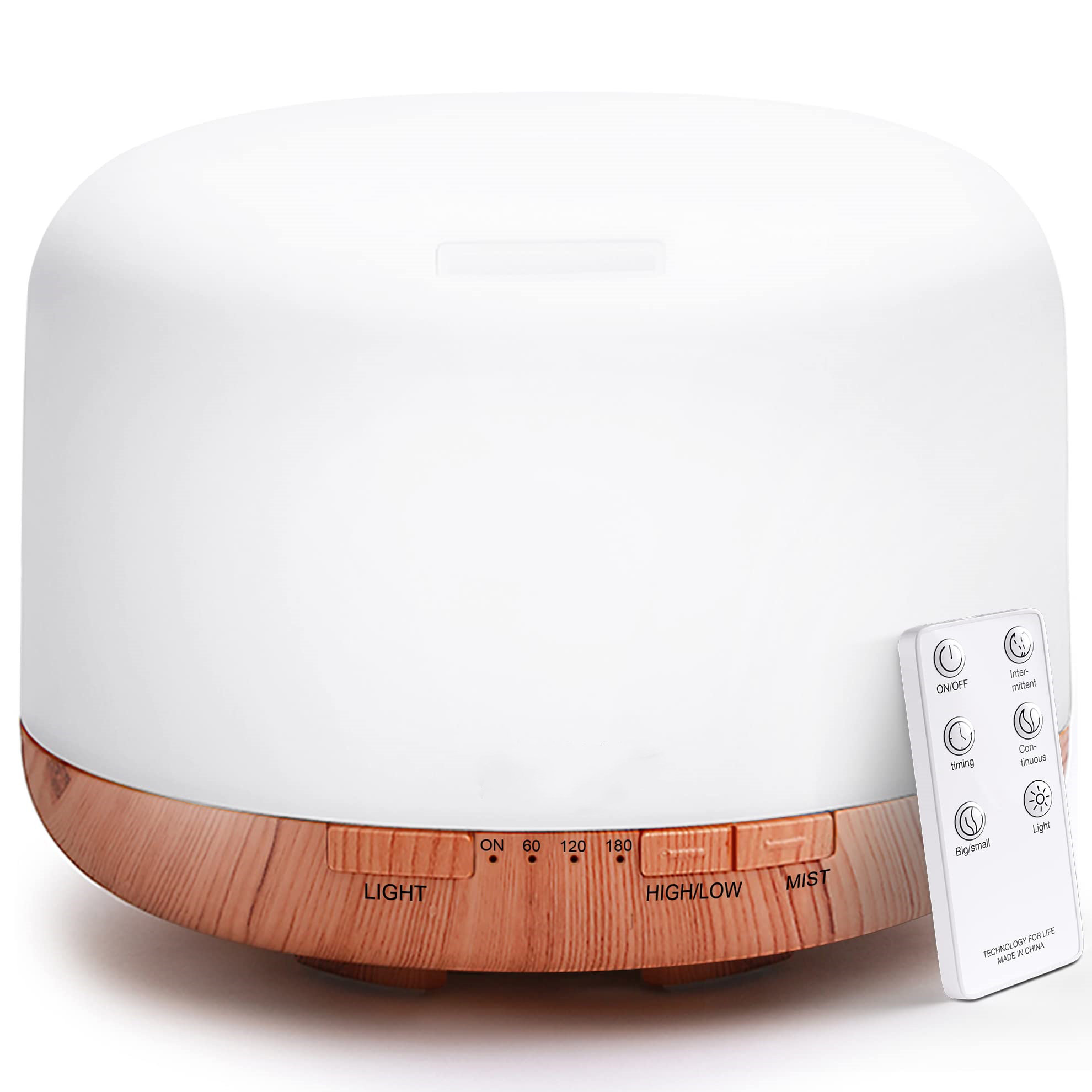 Latitude Run® 500Ml Premium, Essential Oil Diffuser With Remote Control ...