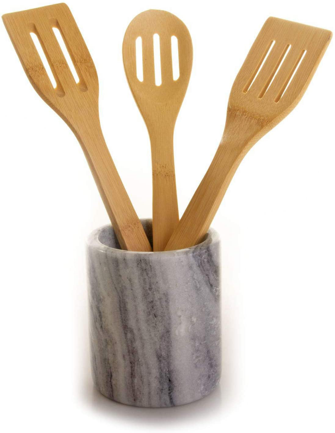 Mercer41 Premium Marble Utensil Holder- Multi-Purpose Holder- Pen ...