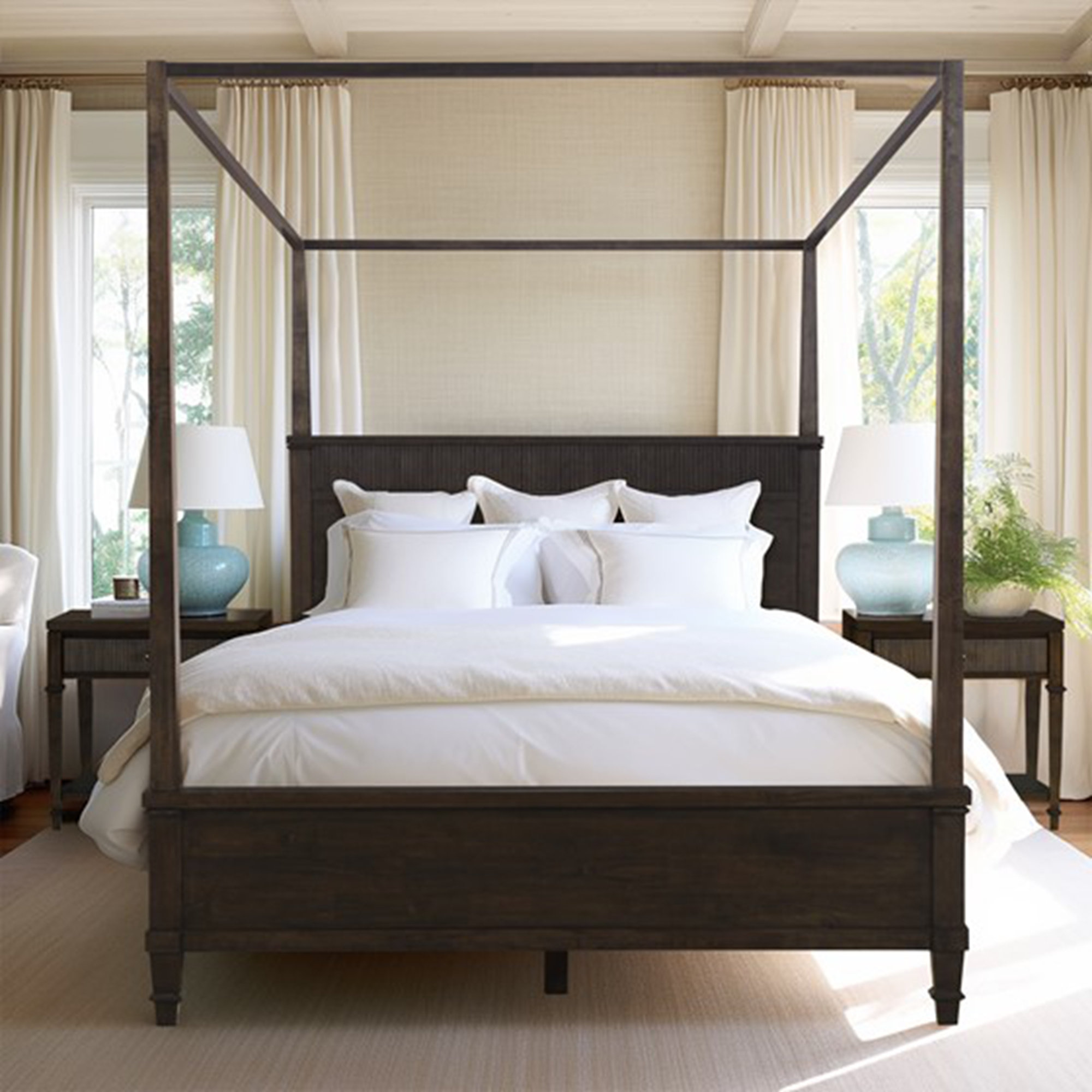 Canora Grey Classic traditional canopy bed - Wayfair Canada