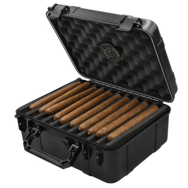 Cigar Caddy 40-cigar Waterproof Travel Humidor, Super Strong Structure ...