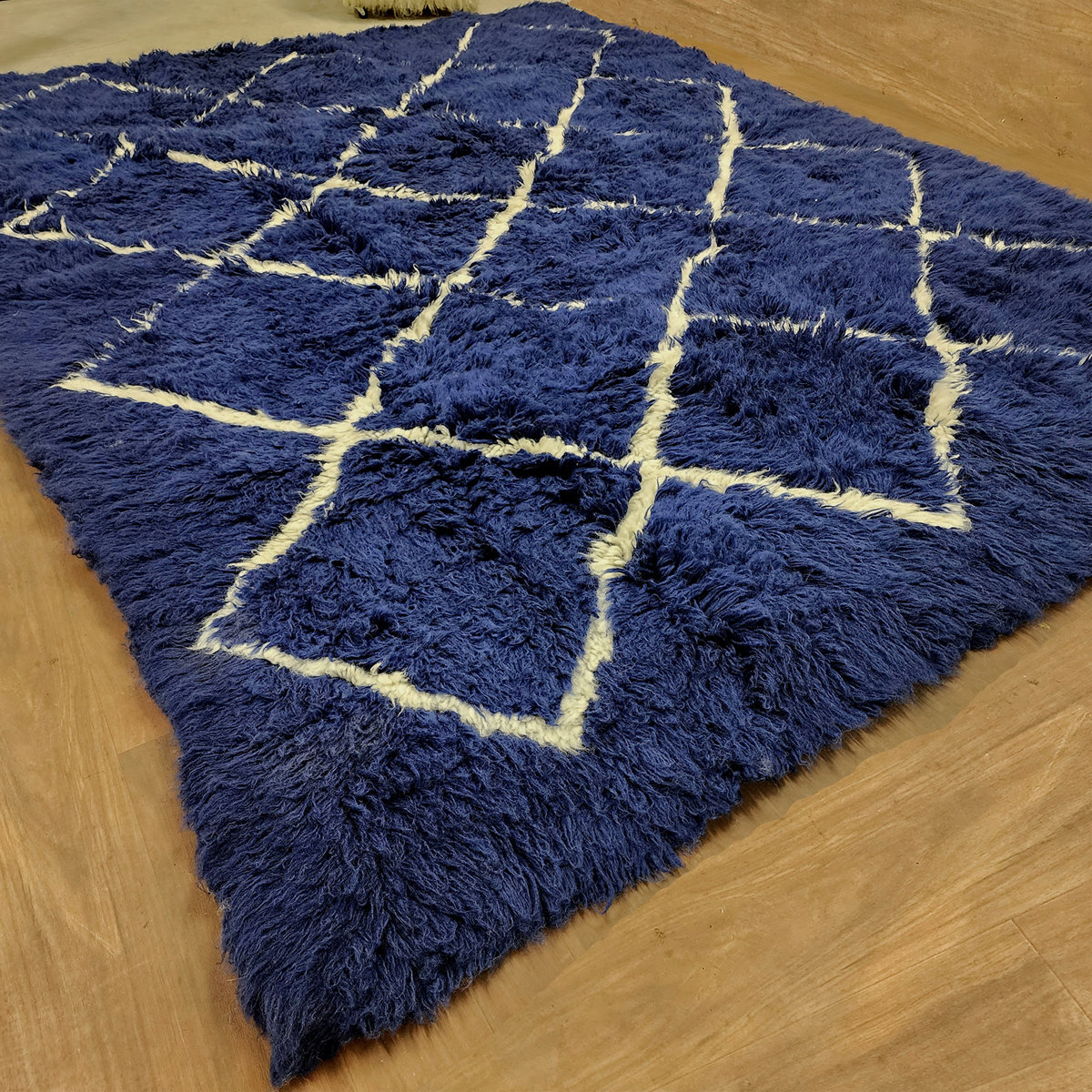 Everly Quinn Custom Greek Flokati Rug. Plush 4" natural wool pile ...