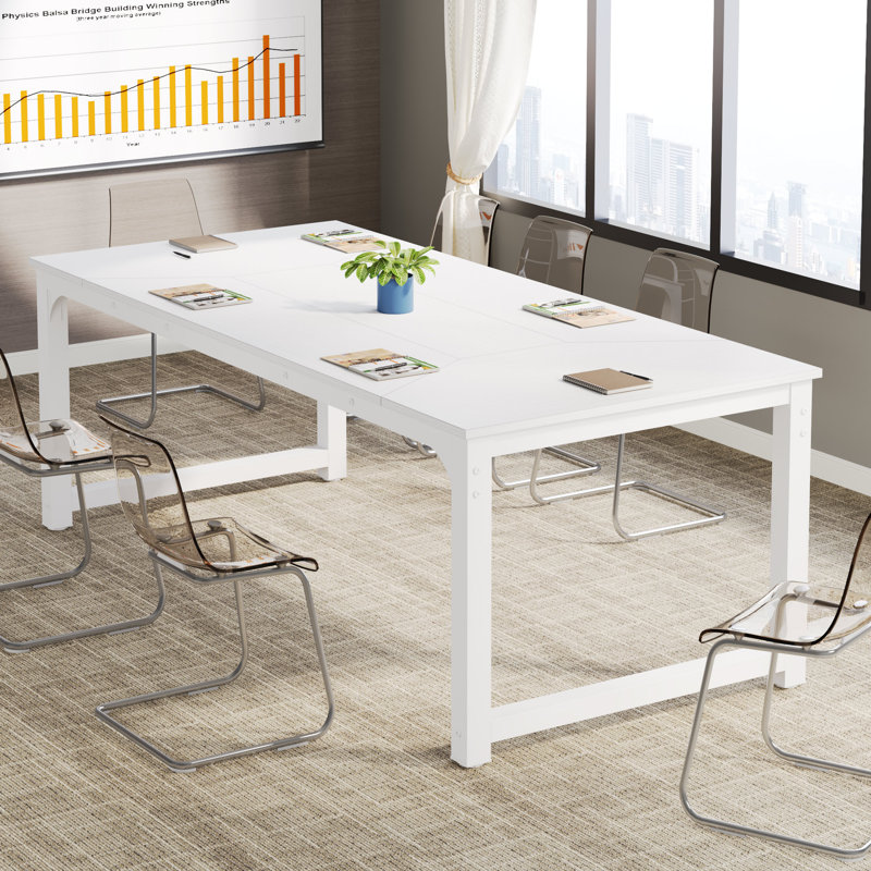 17 Stories Kostantza Rectangle Table & Reviews | Wayfair