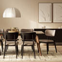 Urbia Ena Glass Top Dining Set (8 Chairs) & Reviews | Perigold