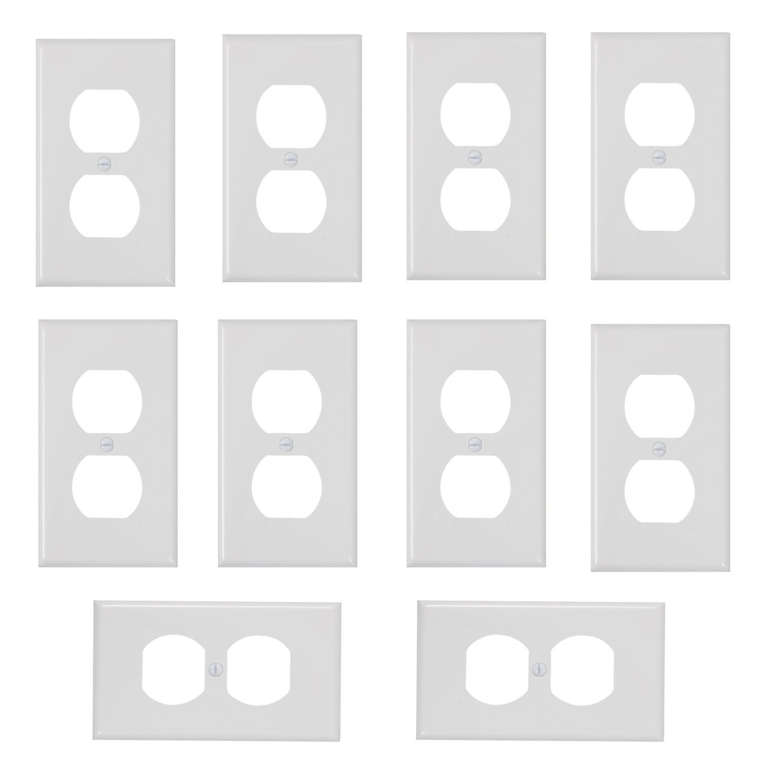 Energetic Lighting 1 - Gang Duplex Outlet Standard Wall Plate | Wayfair