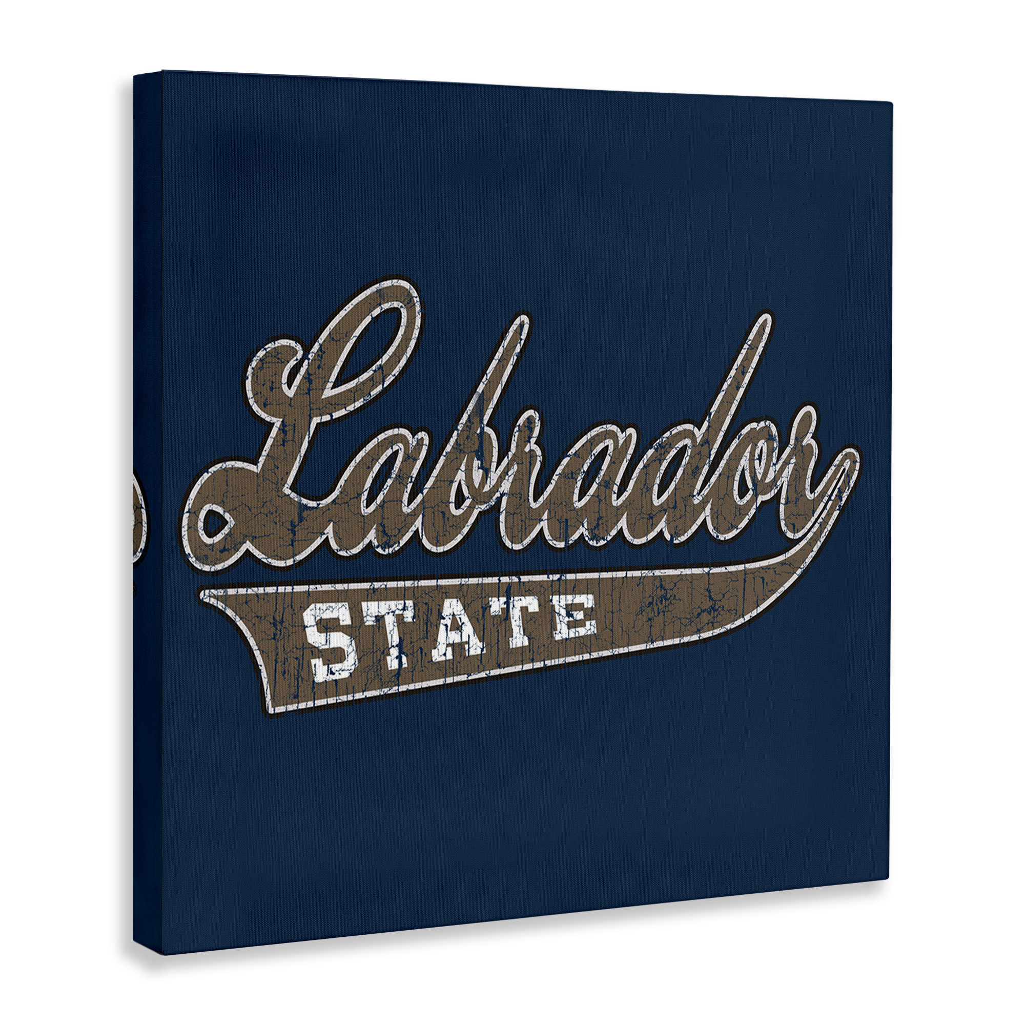 Trinx Labrador State Varsity Canvas Wall Art by Spirit Animals/Life Is ...