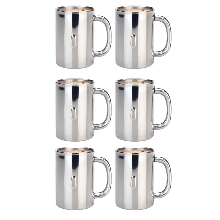 BergHOFF Straight 6Pc 18/10 SS Mug Set, 12 Oz Each - Wayfair Canada