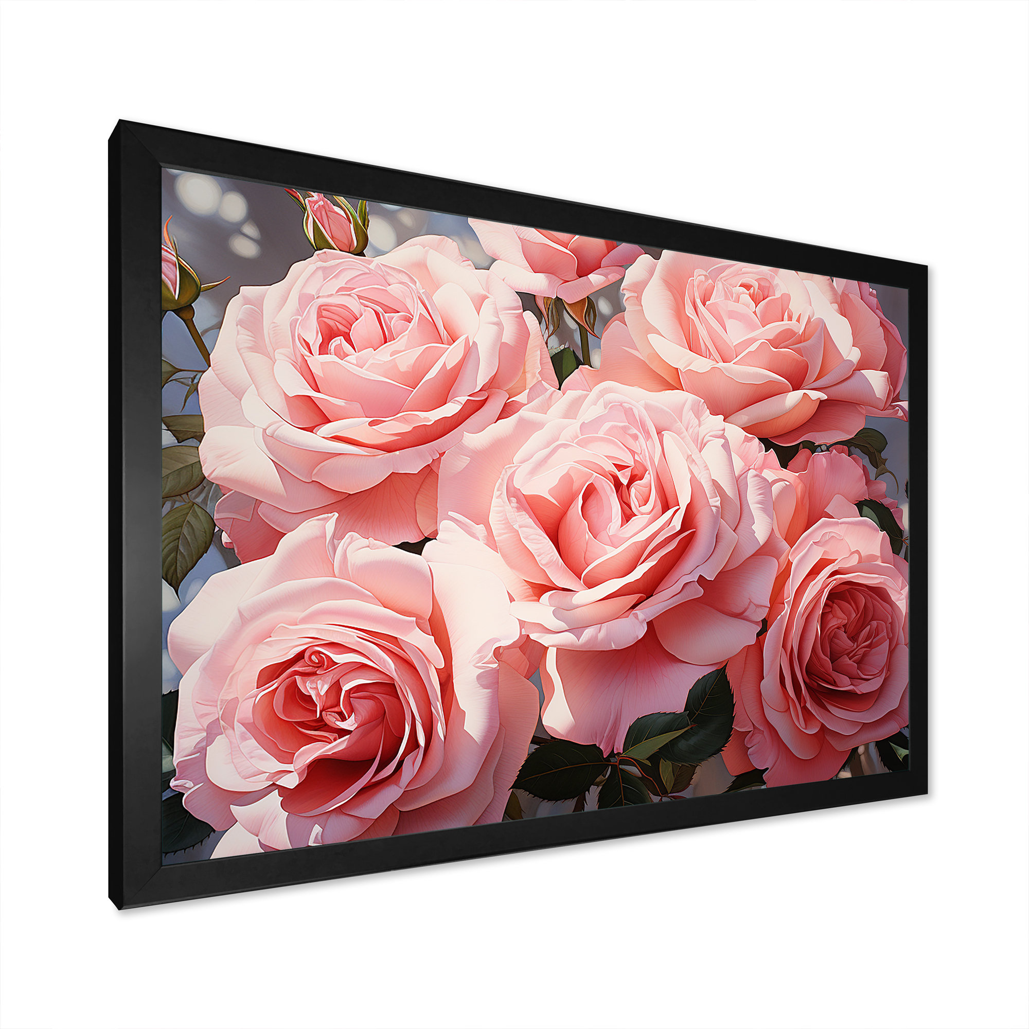 House of Hampton® Minimalism Pink Roses Dream | Wayfair