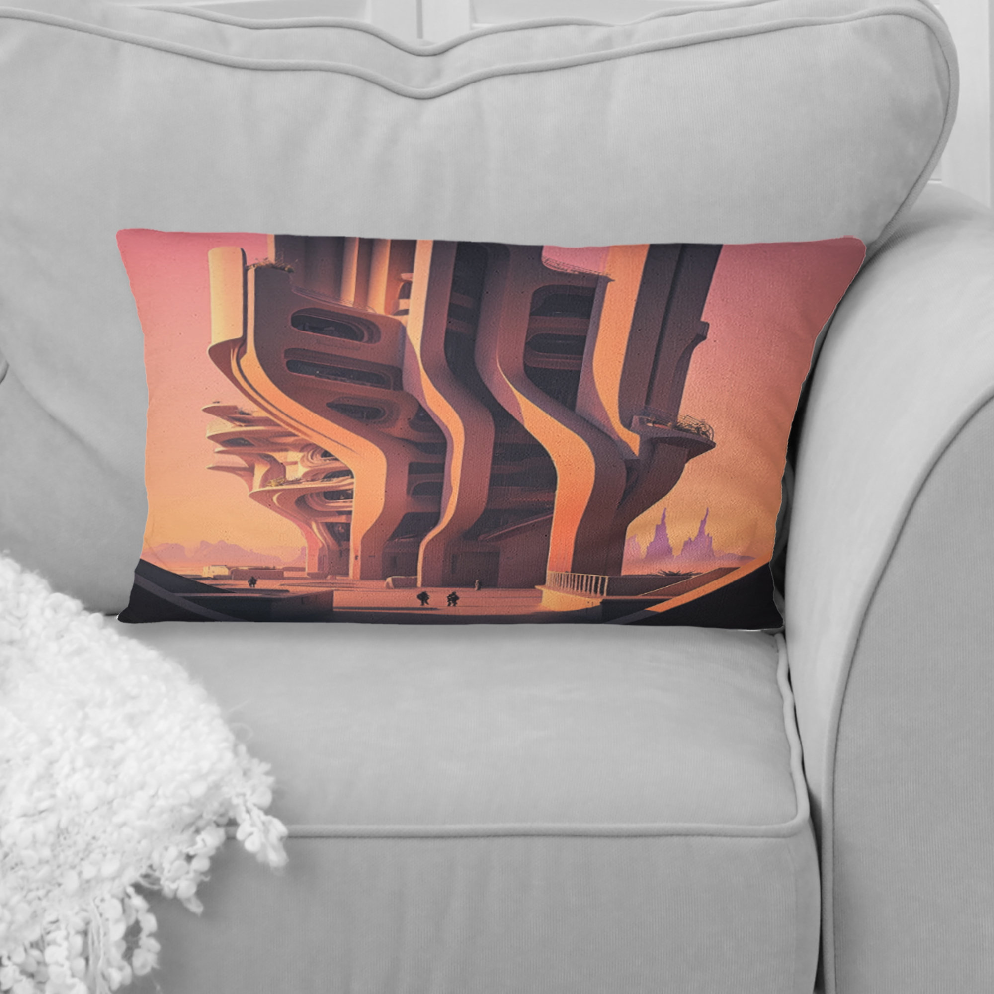 Design Art Futuristic Architectural Building III - City Buildings ...