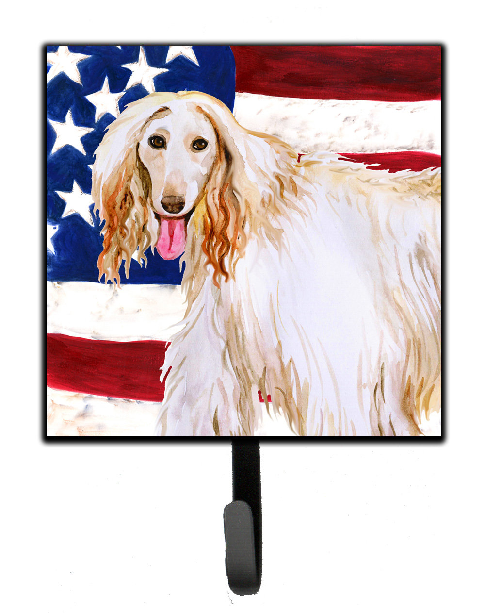 Winston Porter Emrah Sheltie Patriotic Wall Key Organizer with Key ...