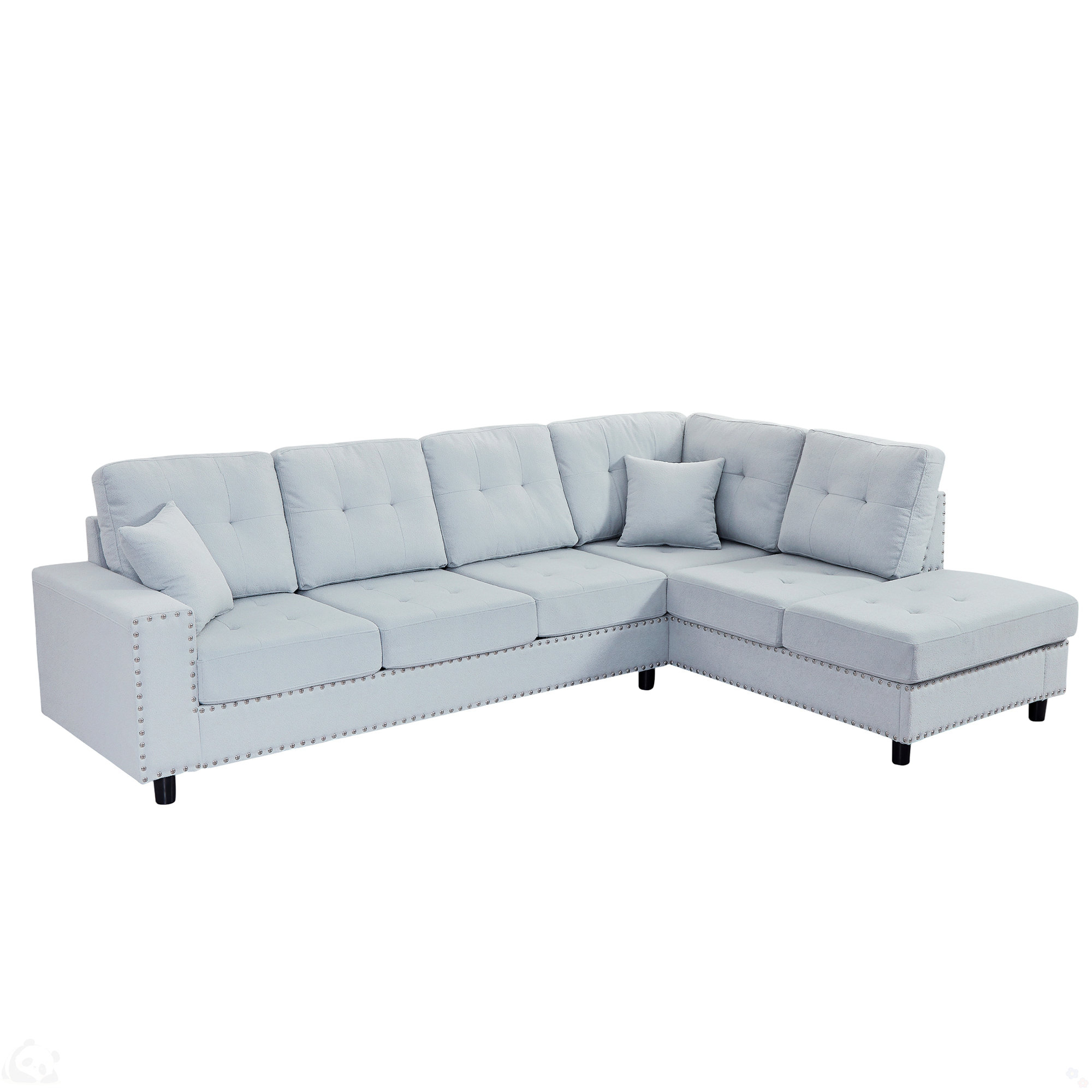 Red Barrel Studio 109.2''L-Shaped Modular Sectional Sofa With Removable ...