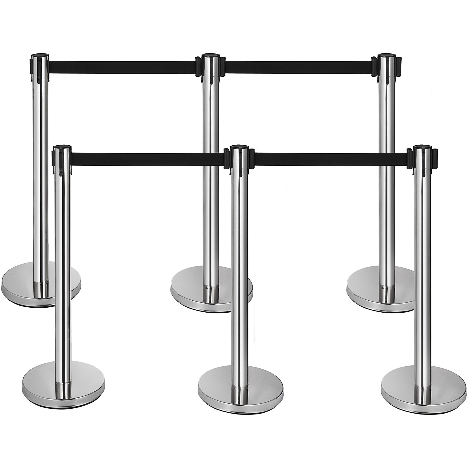 VEVOR 35.4'' H x 78'' W Stainless Steel Stanchion System | Wayfair