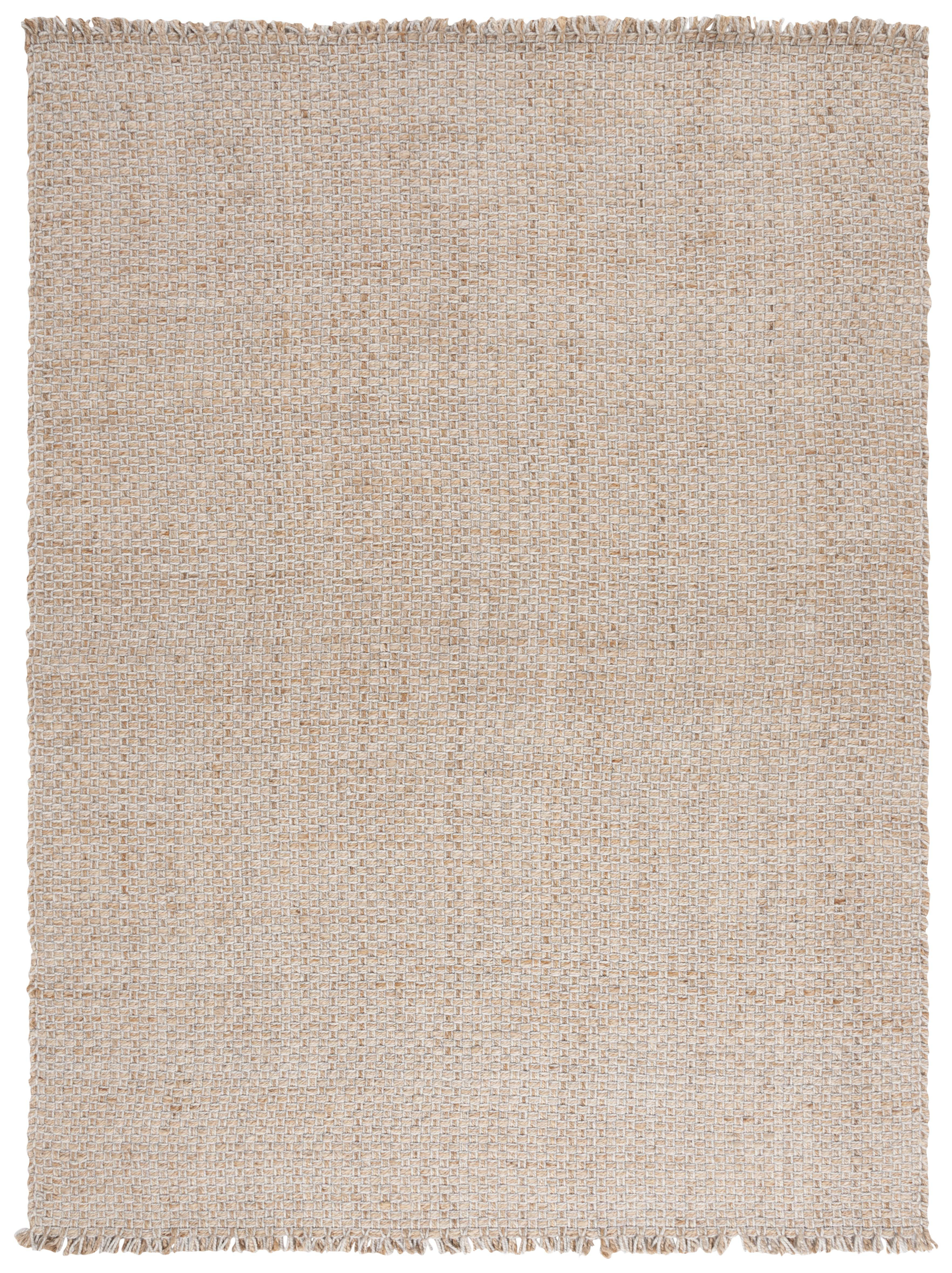 Union Rustic Khamis Natural Fiber Hand Woven Jute/Wool Solid Color Rug ...