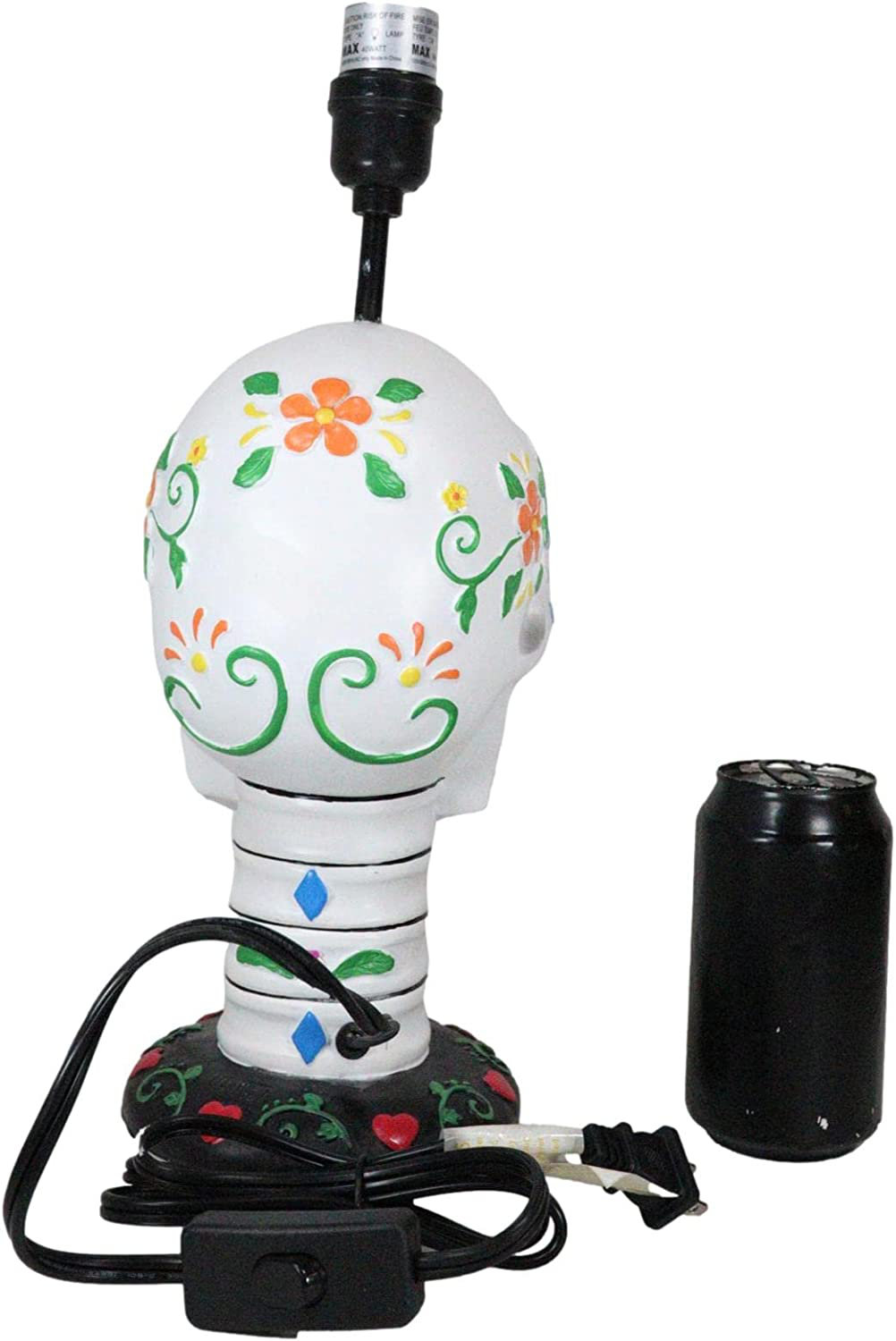 Trinx Festive Lights Macabre Day Of The Dead Sugar Skull Floral ...